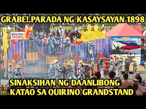 GRABE! PARADA NG KASAYSAYAN MULING SINARIWA ANG KABAYANIHAN NG MGA PILIPINO.