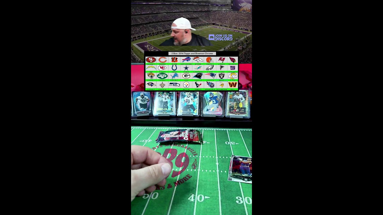 5/6 Topps Chrome and Bowman Chrome 2014