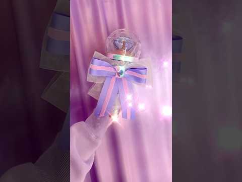 DIY lightstick bow tutorial! ππβ¨#lightstick #kpop #svt #caratbong #seventeen #kpoplightstick #bow