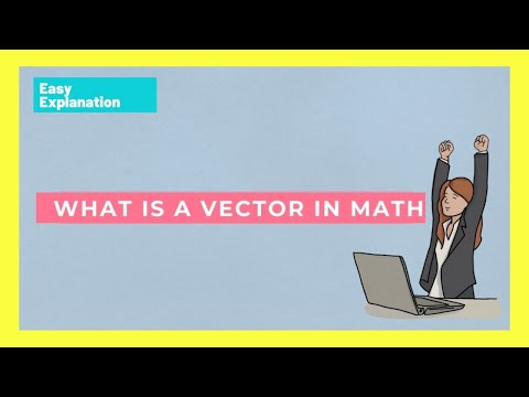 What is a Vector in Math? | vector maths basic | Easy explanation in 1 min