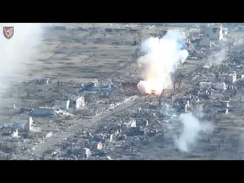Russian Tank Destroyed in Marinka and MT-LB Near Kreminna -- Two Videos