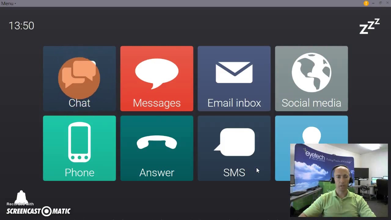 EyeTech's TM5mini Eye Tracker with Grid 3 Software