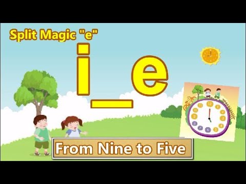 Split Vowel Magic "e" | i_e | Reader: From Nine to Five | Go Phonics 2C Unit 18