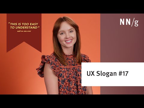 This Is Too Easy to Understand (UX Slogan #17)
