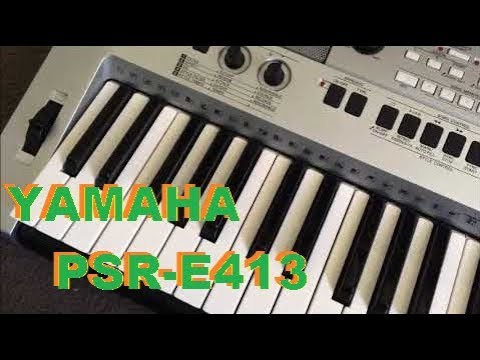 Yamaha PSR-E413 Teclado Arranjador | 61 teclas sensitivas | 509 voices | Arpejador