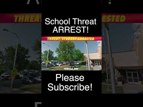 Student Arrested After School Threat In Fertile, Minnesota