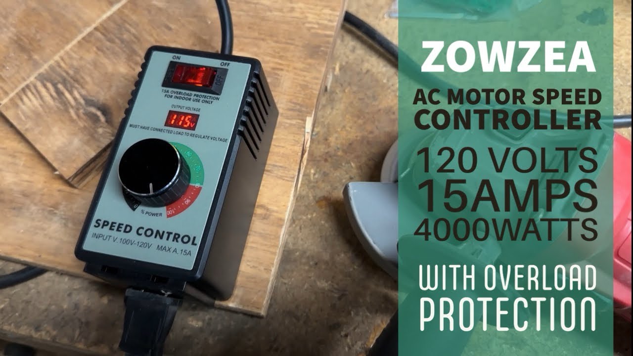 DIY AC Motor Speed Controller (Easy & Cheap)