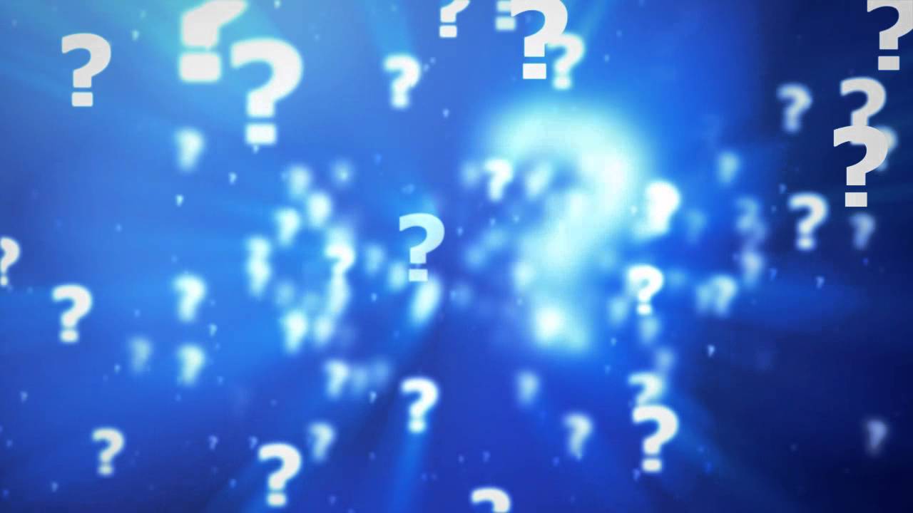 Questionmark animation - Blue