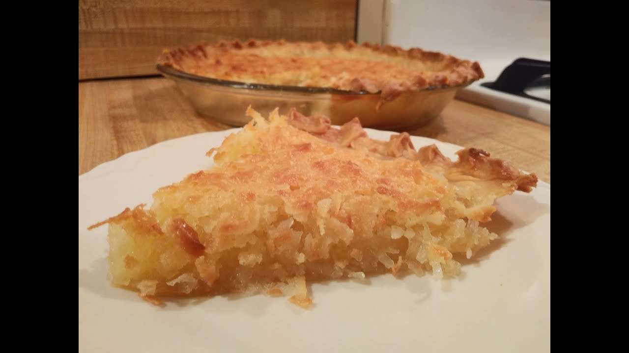 Coconut Chess Pie 👨‍🍳🥧🥥