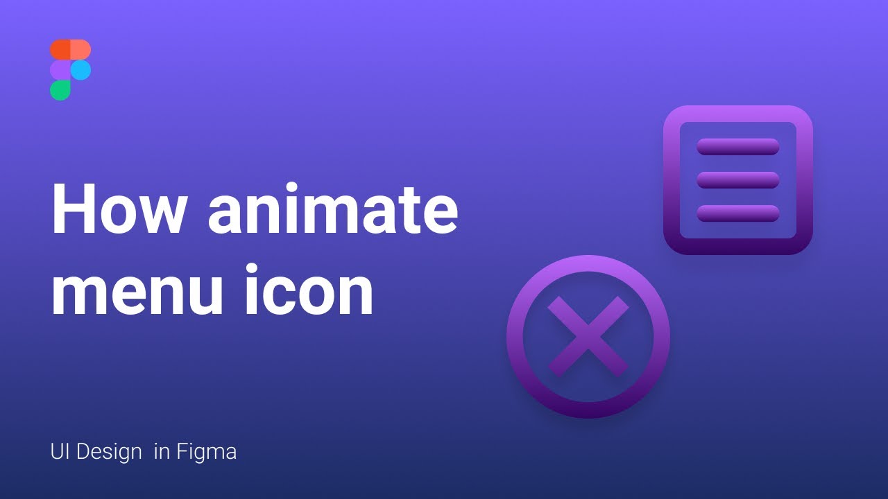 Mini Animate Menu icon | UI Design Tutorial