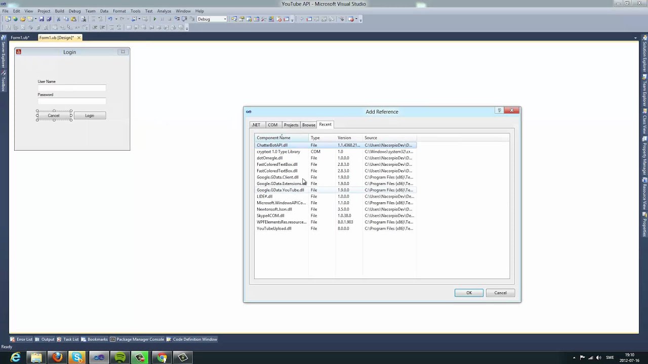 Visual Basic Advanced Tutorial #1 - YouTube API (Login System)