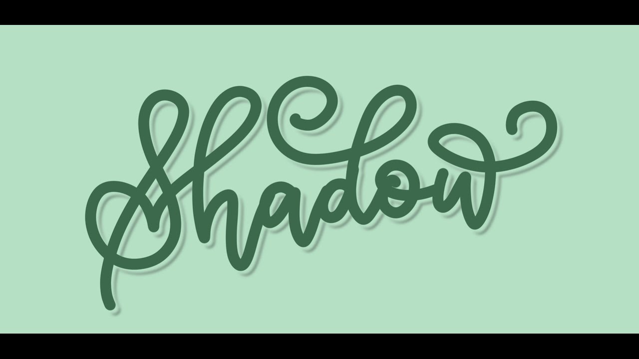 iPad Lettering: Create Floating Shadows in Procreate