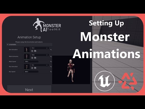 MonsterAIKit | Setup Monster Animations