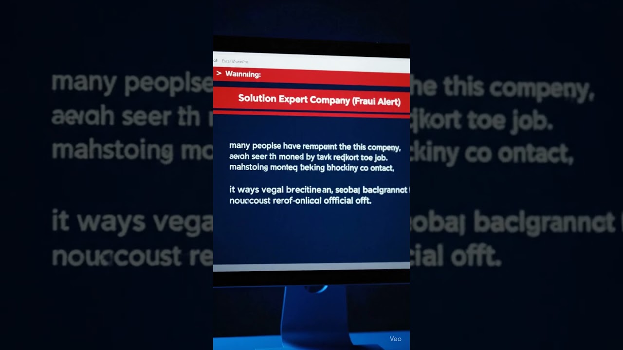 the solution expert is scam company