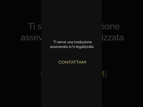 Duoda Traduzioni, clip 2: Traduzioni Asseverazioni Legalizzazioni: INGLESE ALBANESE SPAGNOLO ITALIAN