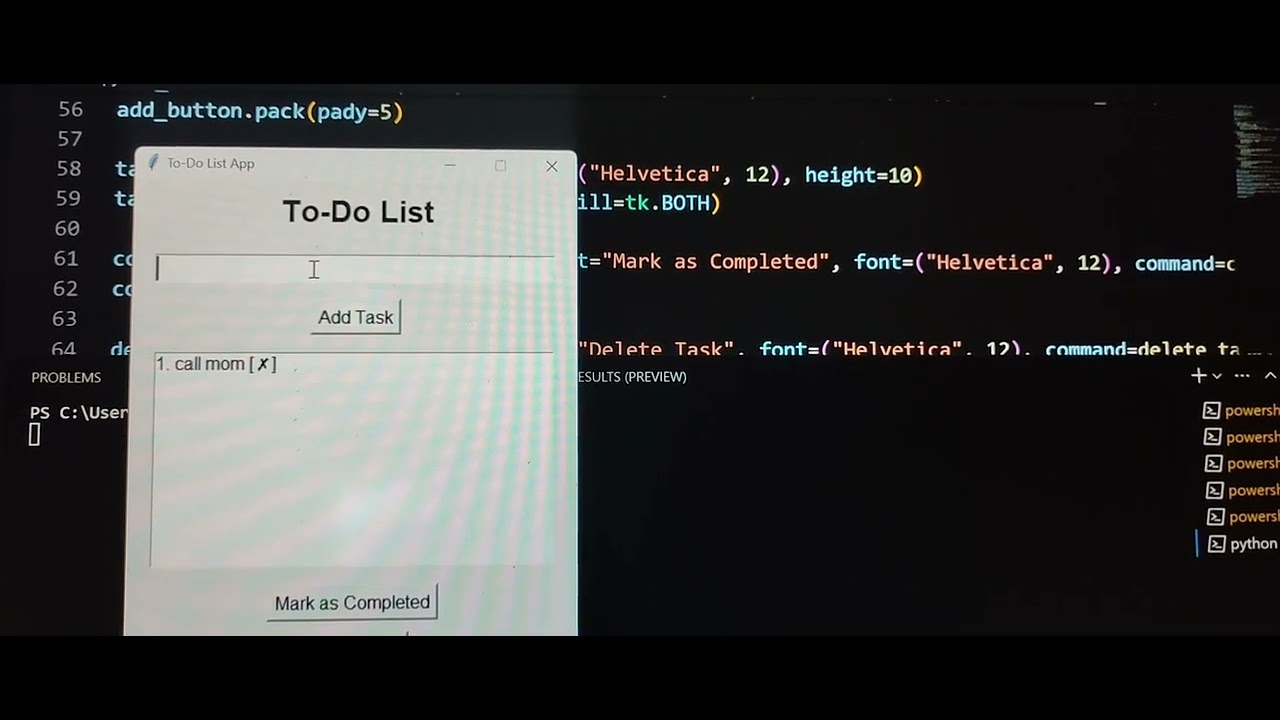 Task 1.Todolist using python programming Codsoft #Codsoft