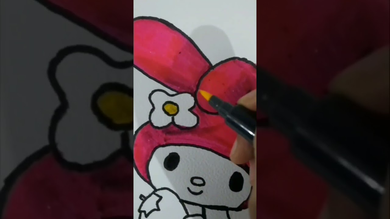 Hello kitty friend Melody colouring