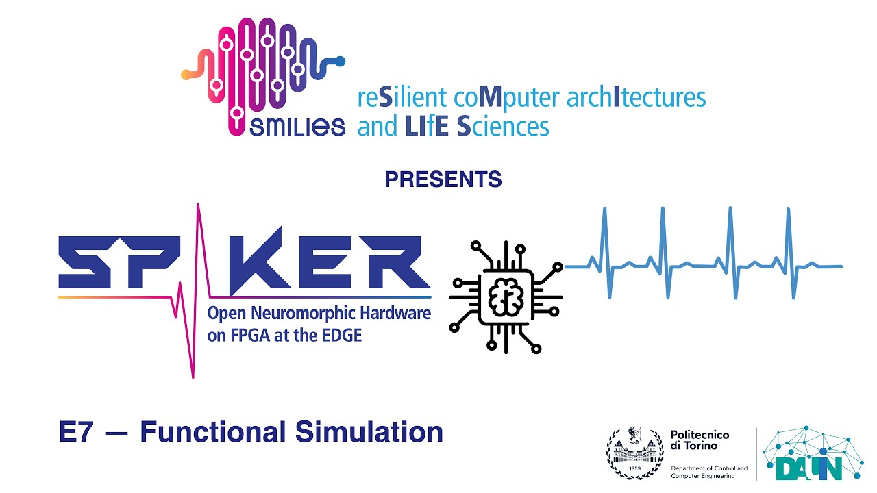 Spiker+ (E7 Functional Simulation) FPGA Spiking  Neural Network accelerators for edge application