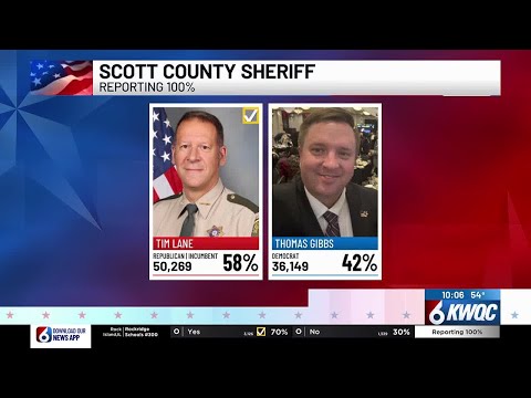 Scott County Sheriff Tim Lane wins re-election, 10p