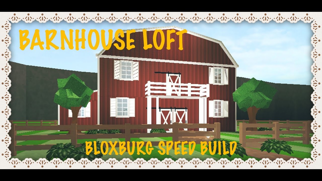 Bloxburg | Barnhouse loft! [SPEED BUILD]