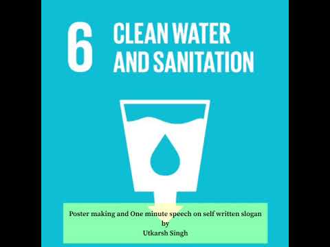 Slogan/poster making competition /SDG-6/One minute speech competition/kids school activity