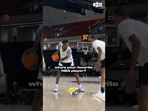 AJ Dybantsa going 1-on-1 with Jabari Smith Jr 😂