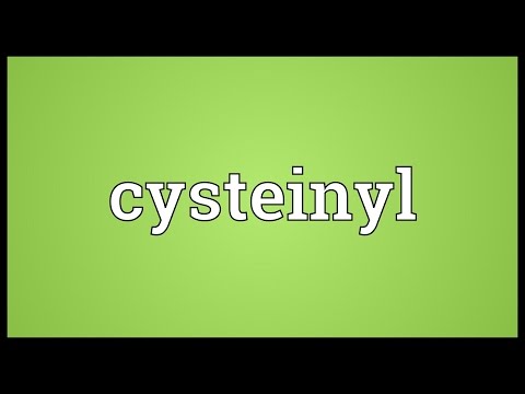 Cysteinyl Meaning