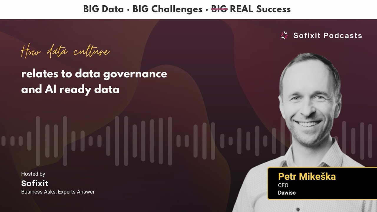 How data culture relates to data governance and AI ready data?