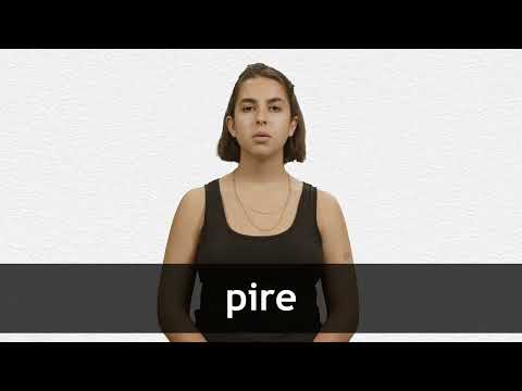 English Translation of “PIRE” | Collins French-English Dictionary