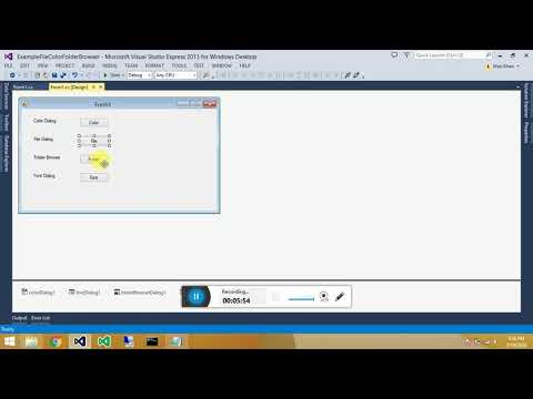 Using Dialog Boxes In Visual Studio C# Windows Application