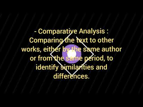 Literary analysis