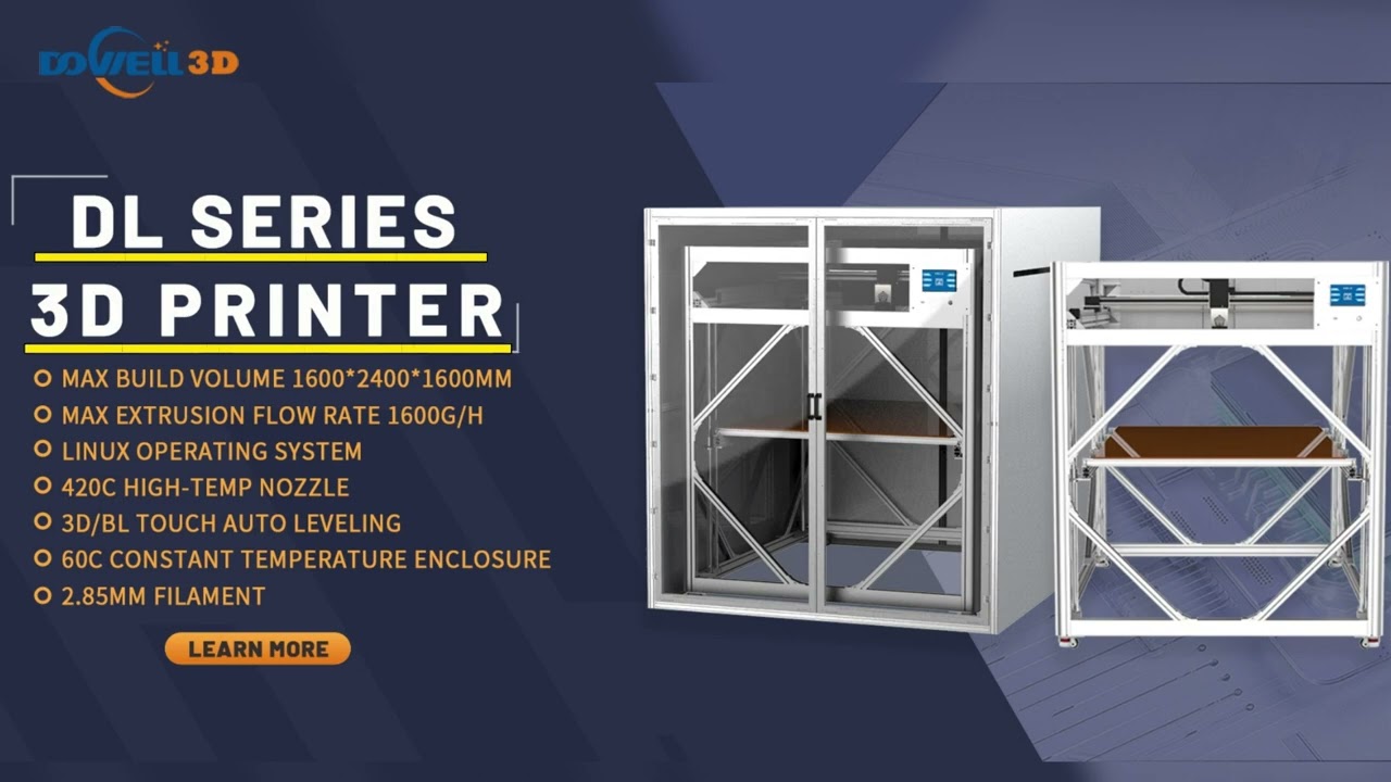Discover DOWELL3D Best-Selling 3DPrinter series: DM, DH, DL, DP, Tailored Performance for Your Needs