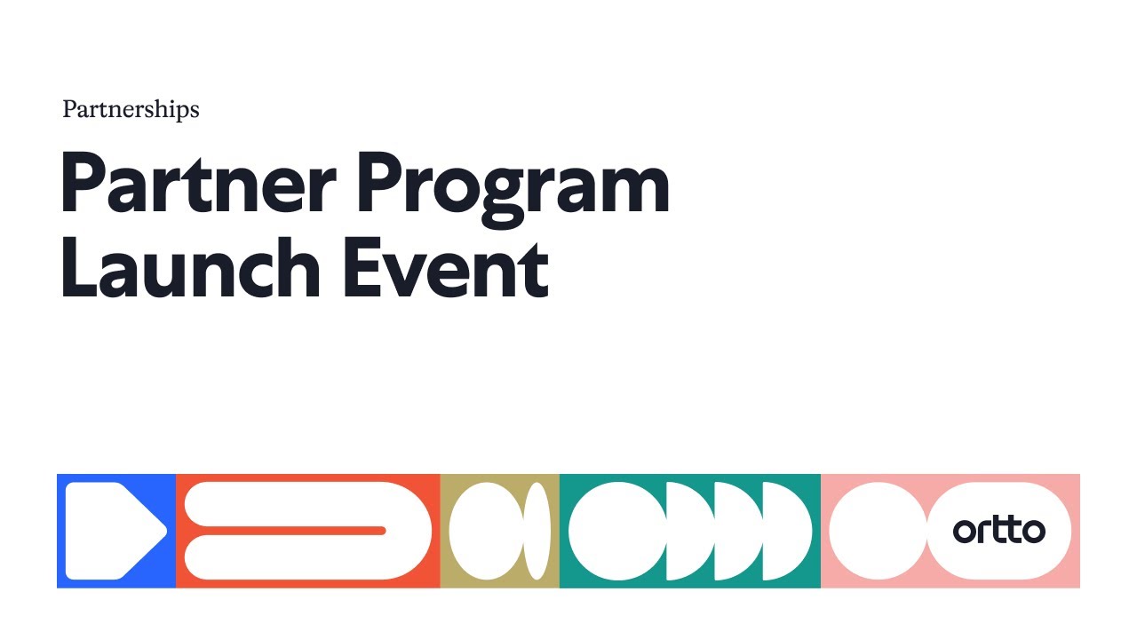 Ortto Partner Program Launch