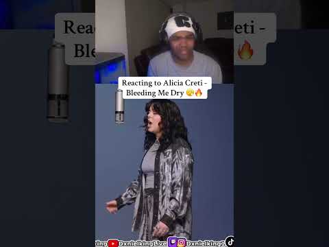 Reacting to Alicia Creti - Bleeding Me Dry 😮💨🔥 #shorts