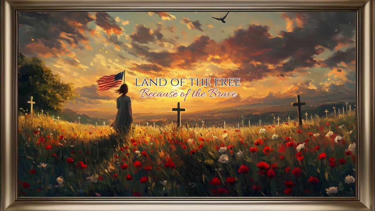 Memorial Day Tribute Frame TV Art | Remembrance Background Screensaver For Your TV🌺