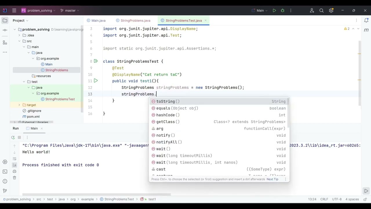 String Reverse | Java Programming | Problem Solving