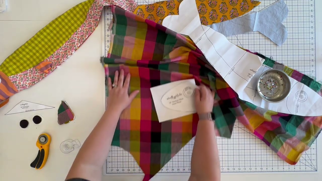 Sardine Pillow Pattern into Drawstring Bag Mod 