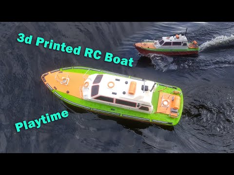 🧑‍ ️ RC Pilot Boat・ STL File for ・Cults