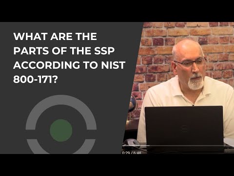What are the Parts of the SSP According to NIST?