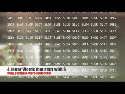 4 letter words that start with S