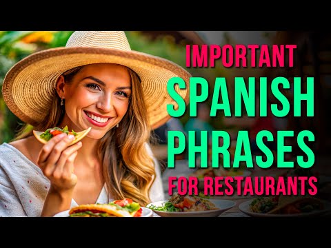 Useful Spanish Phrases for Restaurants | Super Easy Spanish for BEGINNERS