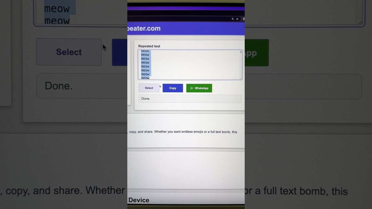 Text repeater #productivity #text #typing