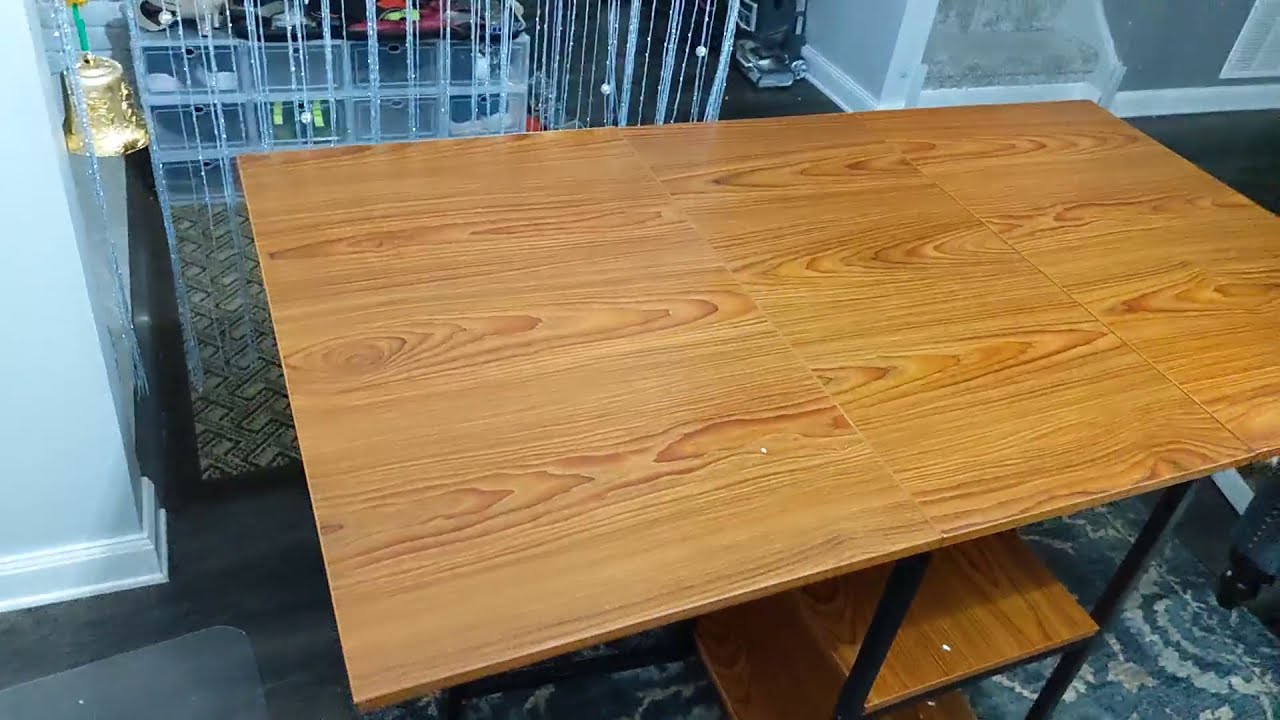 KOTPOP Folding Dining Table, Drop Leaf Folding Extension Dinning Table Review, Great space saving id