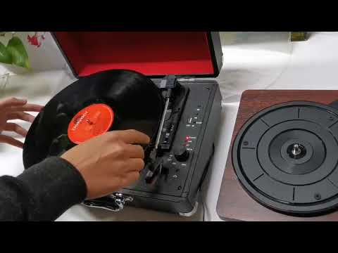 Integrated Record Player Electric Gramophone Mechanical Recording Multiple Playback Modes MDY-1603-2