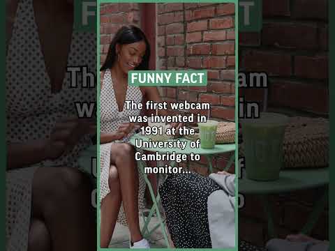 The first webcam was invented in 1991 at the University of Cambridge… #facts #psychology #funny