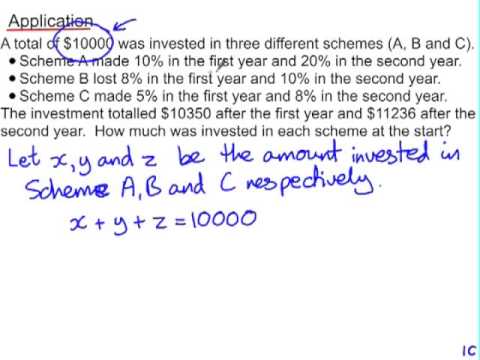 Solving systems of equations with a ClassPad calculator