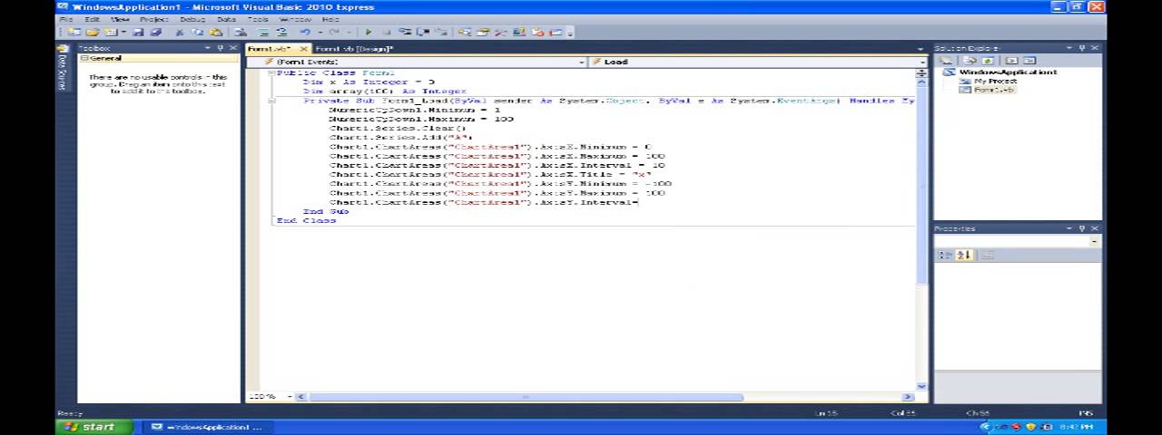 VB Lesson, Plot Graph