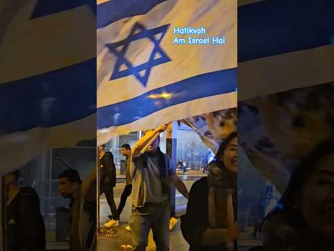 Hatikvah with Israeli flag.Am Israel Hai.We stand with Israel. #jerusalem#israel #war #hope#victory