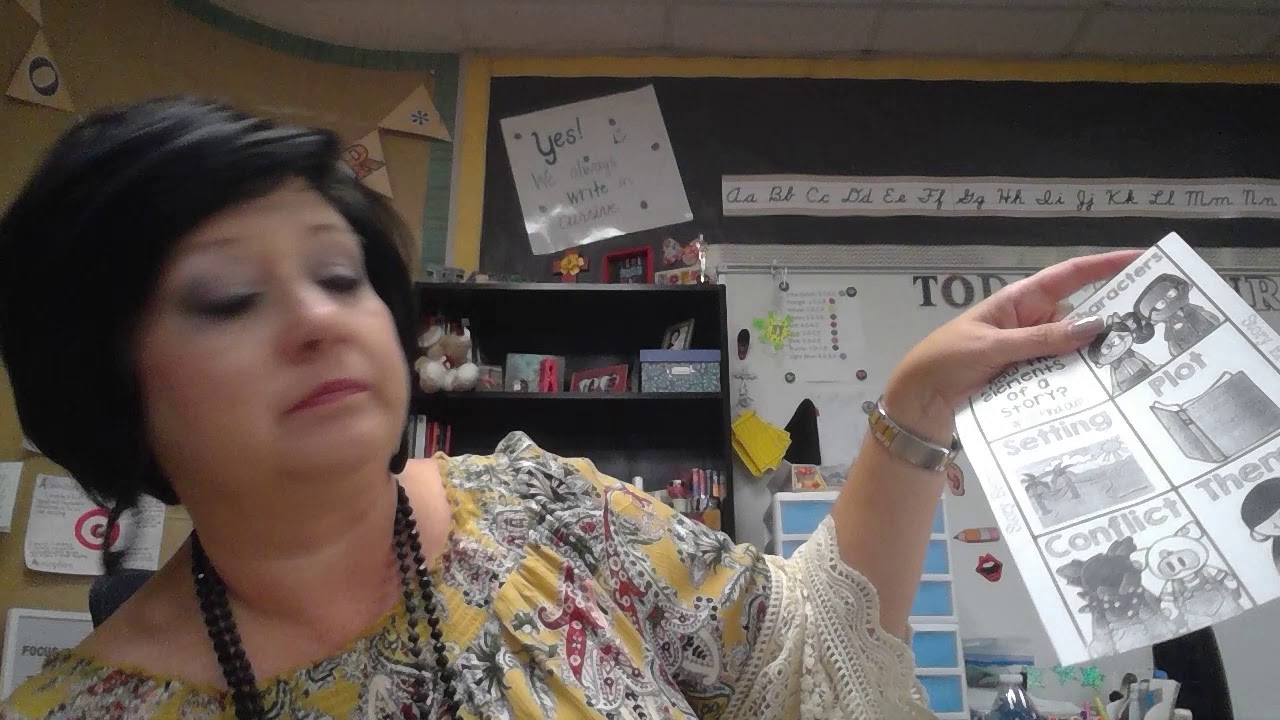 Story elements foldable