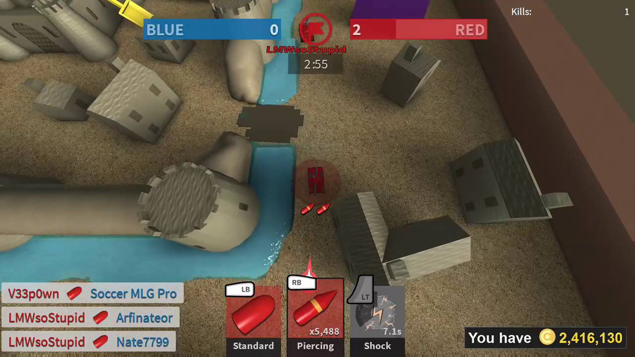ROBLOX Tiny Tanks: Matrix Bullet Speed